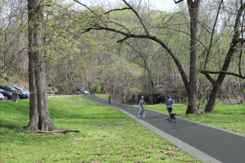 Peirce Mill’s bike and pedestrian trails are getting a makeover as part ...