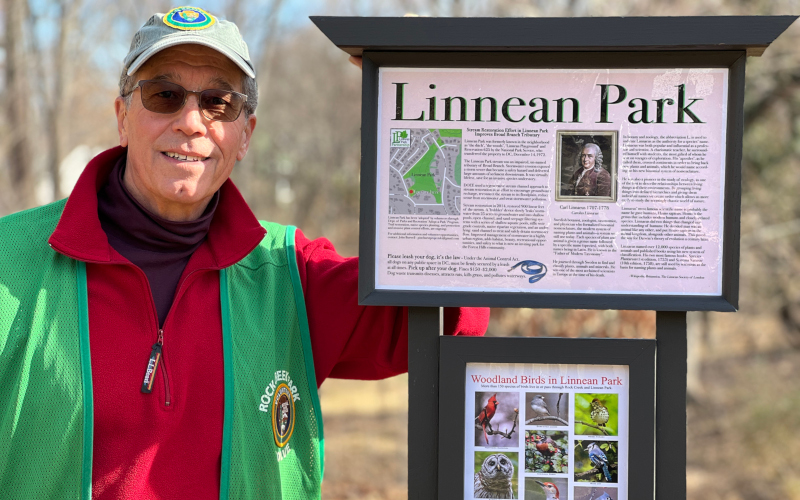 Linnean Park now has signs, because a park volunteer and advocate ...